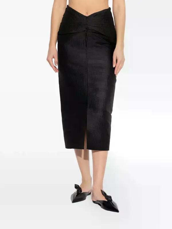 LANVIN Twist-detail Midi Skirt