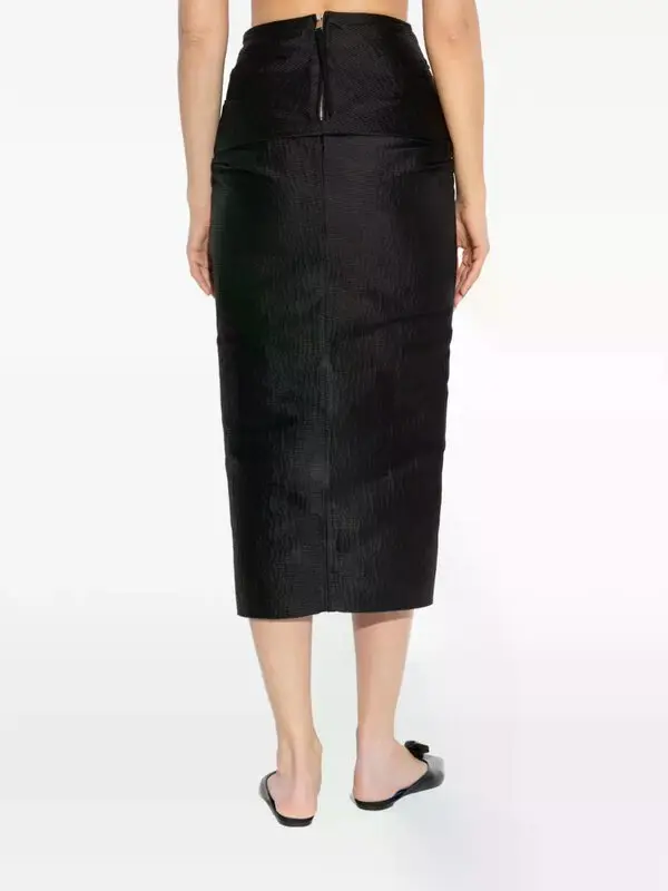 LANVIN Twist-detail Midi Skirt