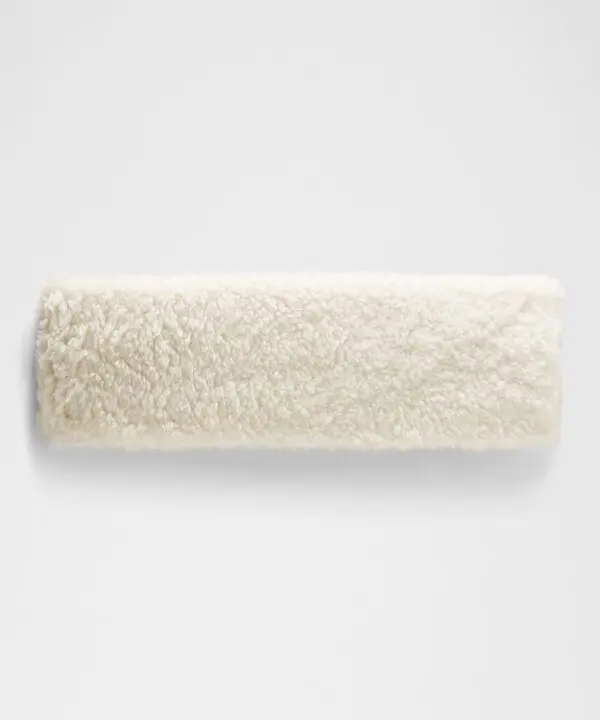 Lululemon Boucle Fleece Headband - Light Ivory