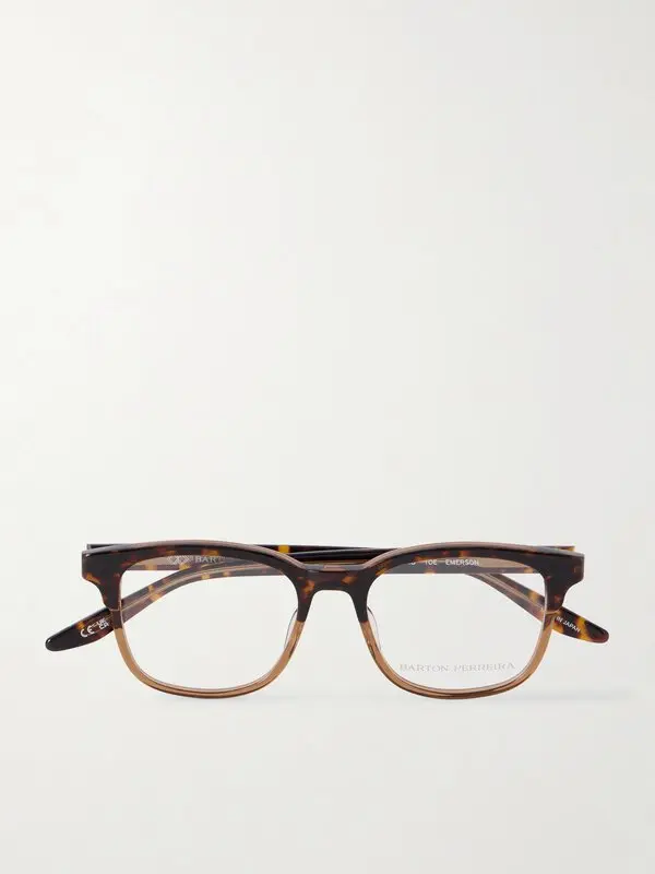 Barton Perreira Emerson Square-frame Acetate Optical Glasses - Tortoiseshell