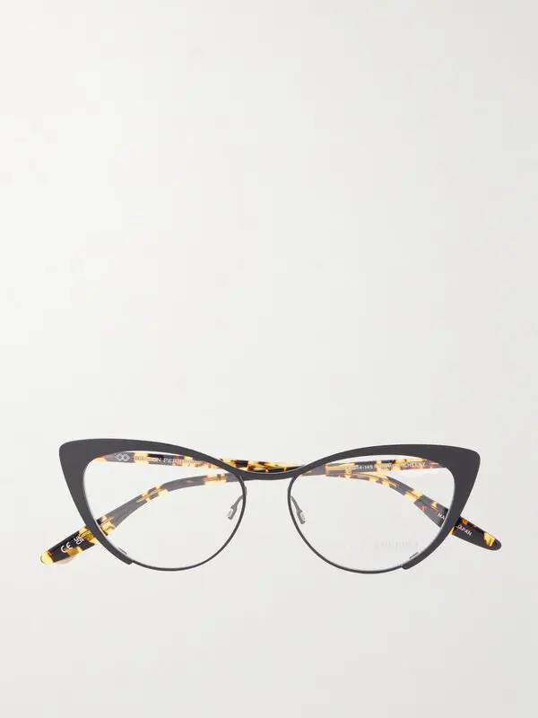 Barton Perreira Cheeky Cat-eye Acetate And Metal Optical Glasses - Black