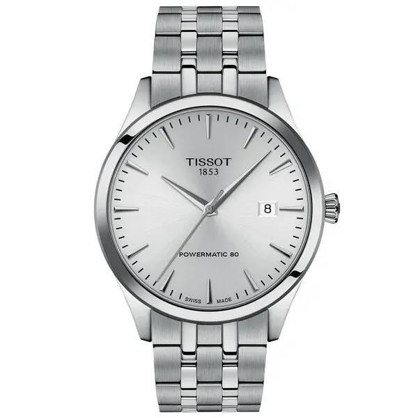 TISSOT Classic Dream Silver Dial Watch 40mm - Stainless Steel