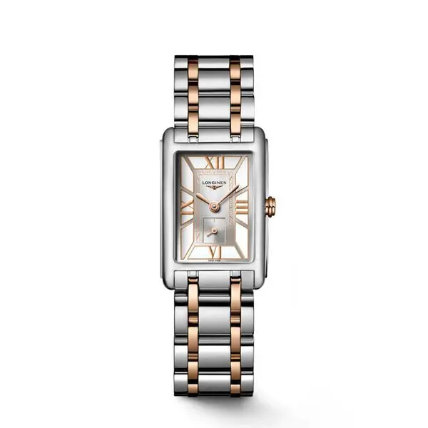 LONGINES Dolcevita White Dial Watch - 18k Stainless Steel