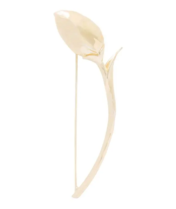 Erdem Bloom-plated Silver Brooch - Gold