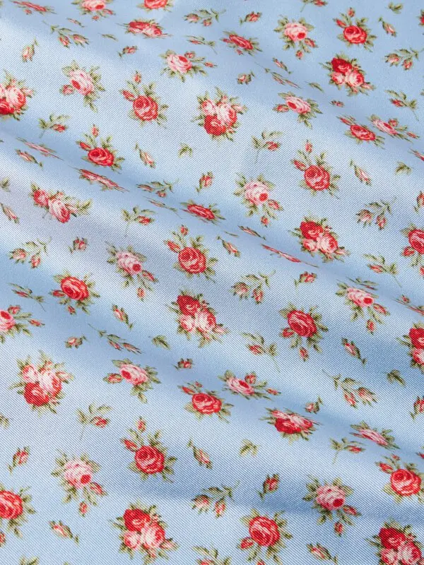 Dolce & Gabbana Printed Silk-twill Scarf