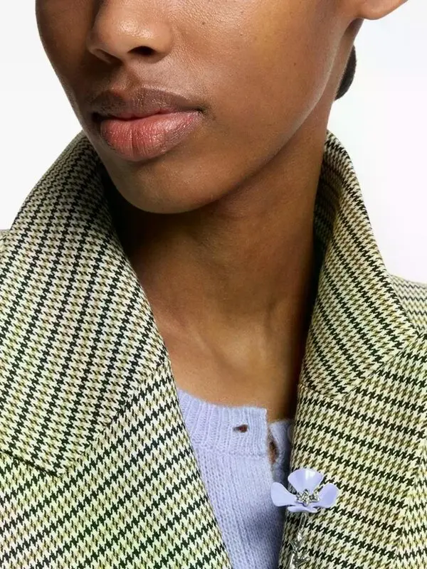 Hugo Micro Houndstooth Double-breasted Blazer