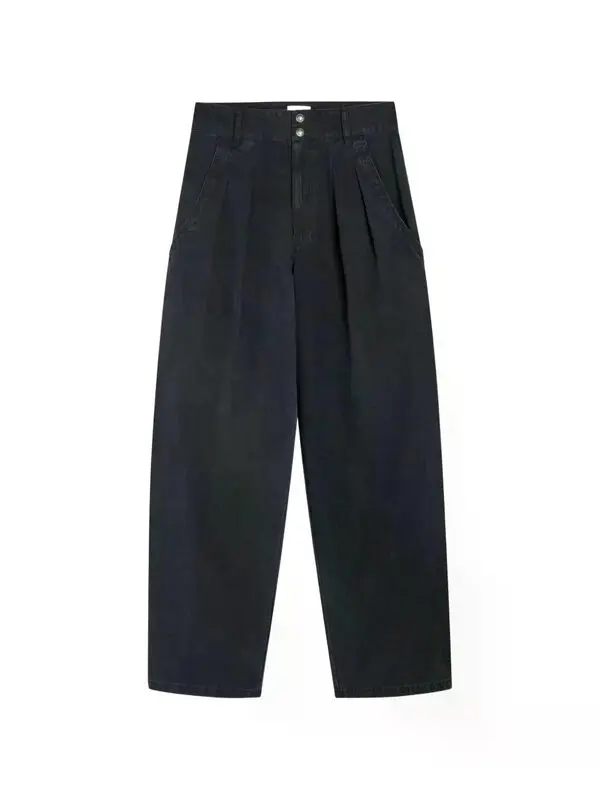 MARANT ETOILE Nadine Wide-leg Trousers - Black
