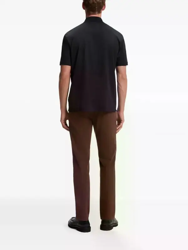 BOSS Mercerized-cotton Polo Shirt With Double B Monogram