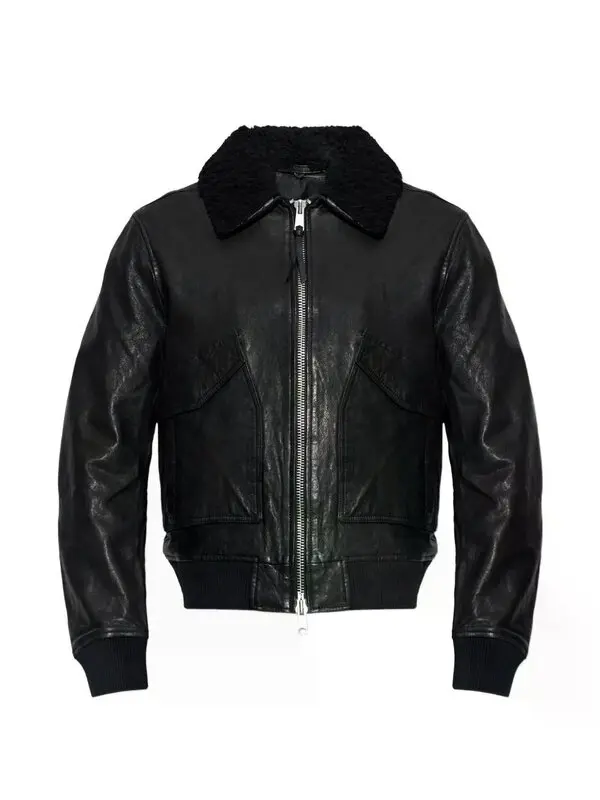 ALLSAINTS Vaucluse Leather Aviator Jacket