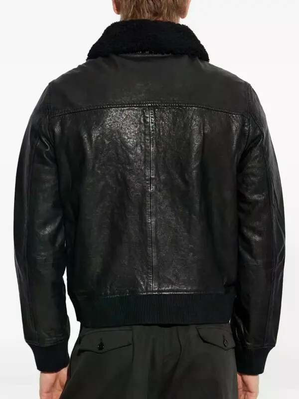 ALLSAINTS Vaucluse Leather Aviator Jacket
