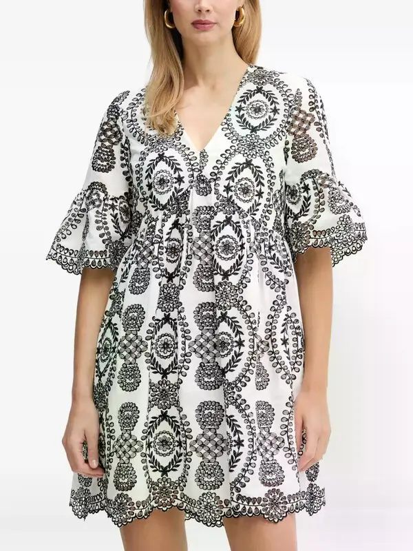 SILVIAN HEACH Geometric-pattern Mini Dress