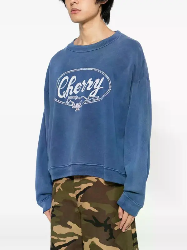 CHERRY LA Logo-embroidered Sweatshirt