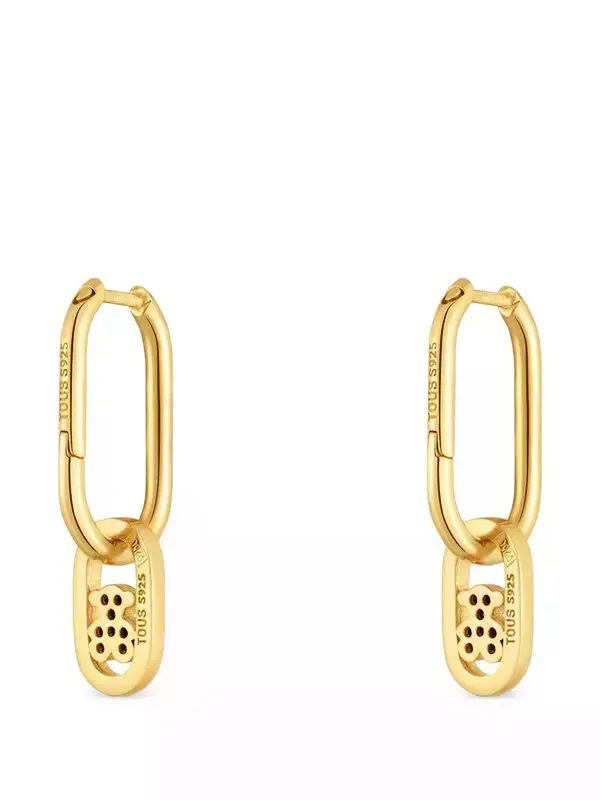 TOUS Bear Embellishment Earrings