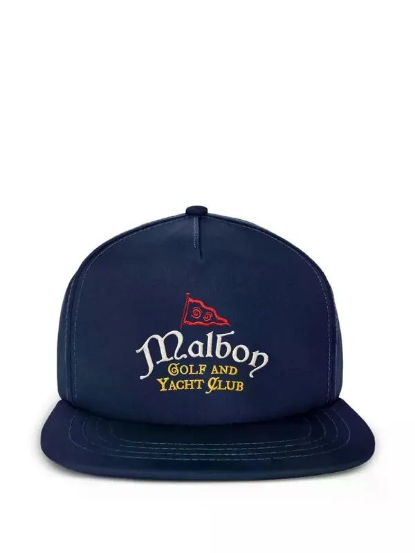 MALBON Logo-embroidered Baseball Cap - Blue
