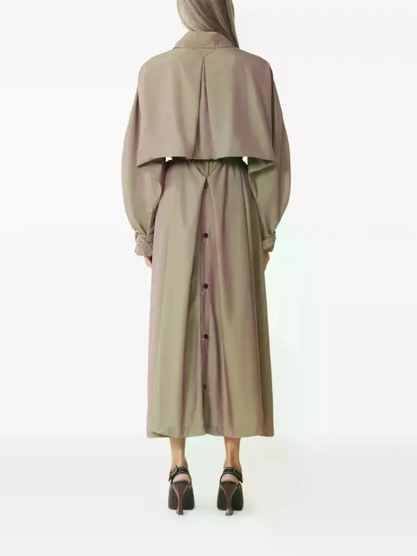 LANVIN Belted Trench With Buckle Cuffs