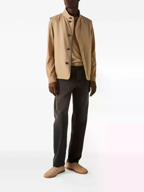 Zegna Button-up Gilet - Neutrals