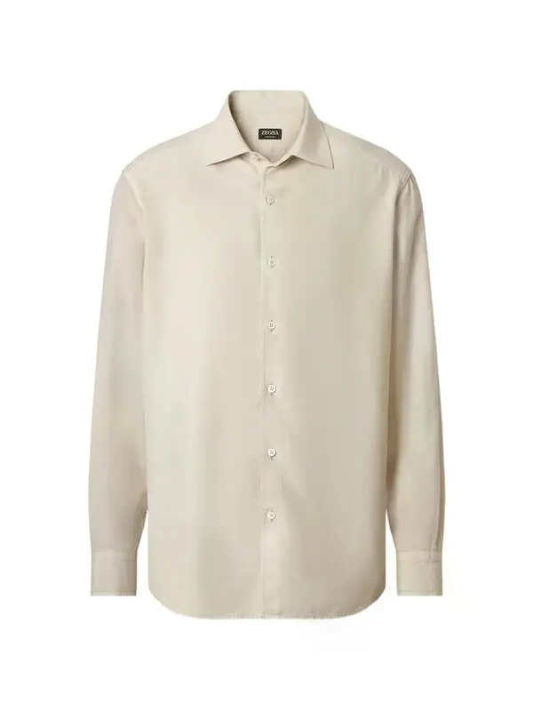 Zegna Long-sleeve Shirt - Neutrals