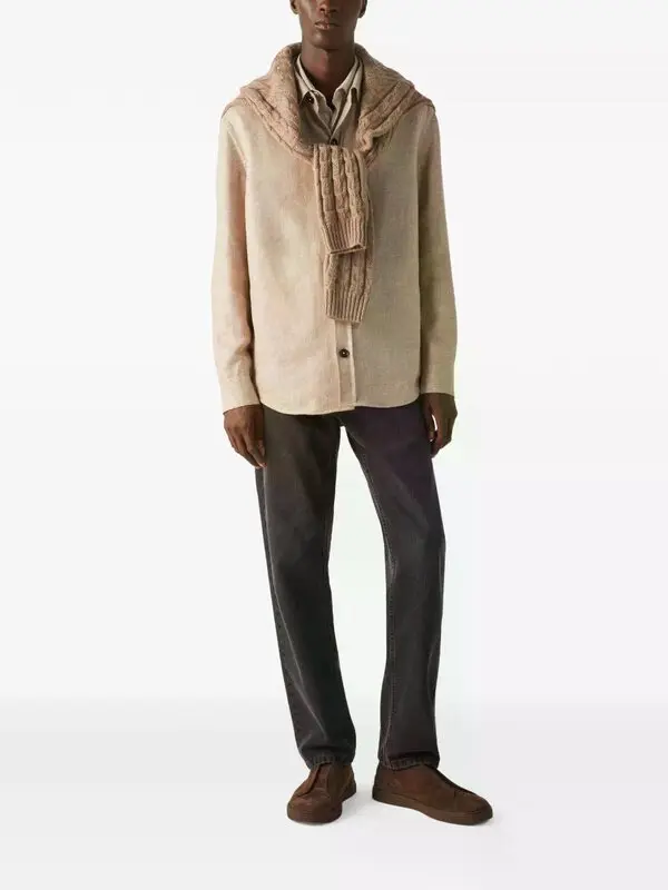 Zegna Long-sleeve Shirt - Neutrals
