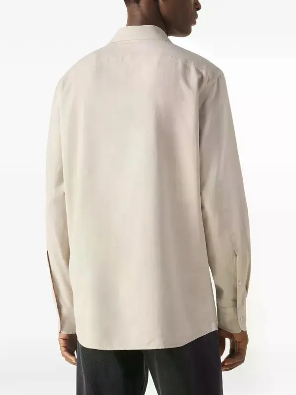 Zegna Long-sleeve Shirt - Neutrals