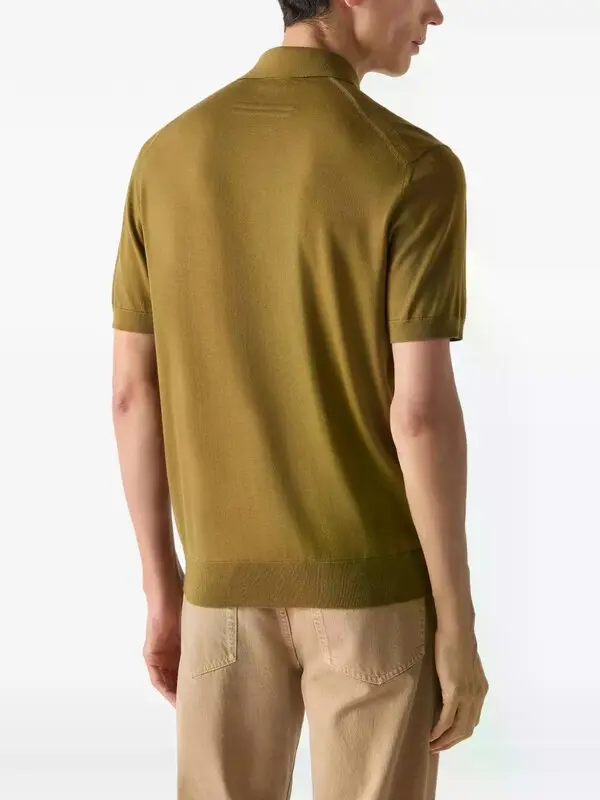 Zegna Short-sleeve Polo Shirt - Green