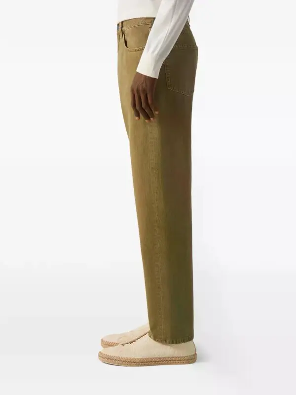 Zegna Cotton Trousers - Green