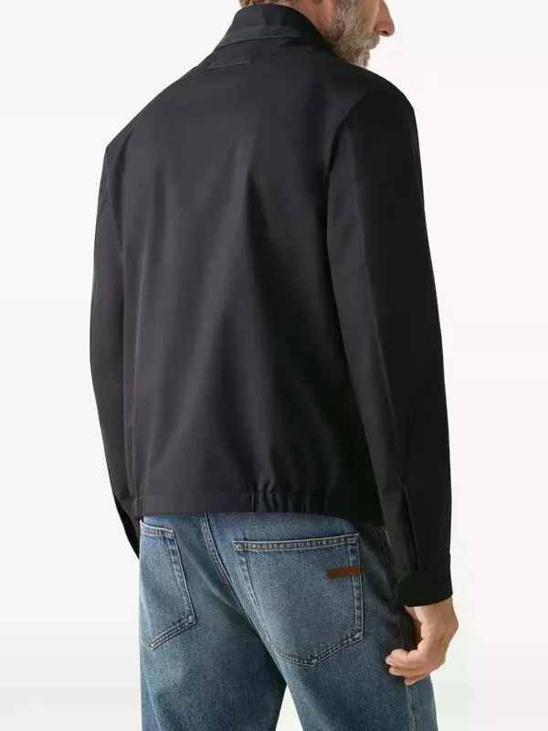 Zegna Zip-up Jacket - Blue