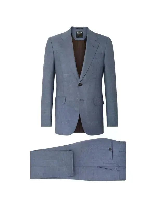 Zegna Centoventimila Wool Suit - Blue