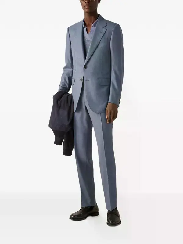 Zegna Centoventimila Wool Suit - Blue
