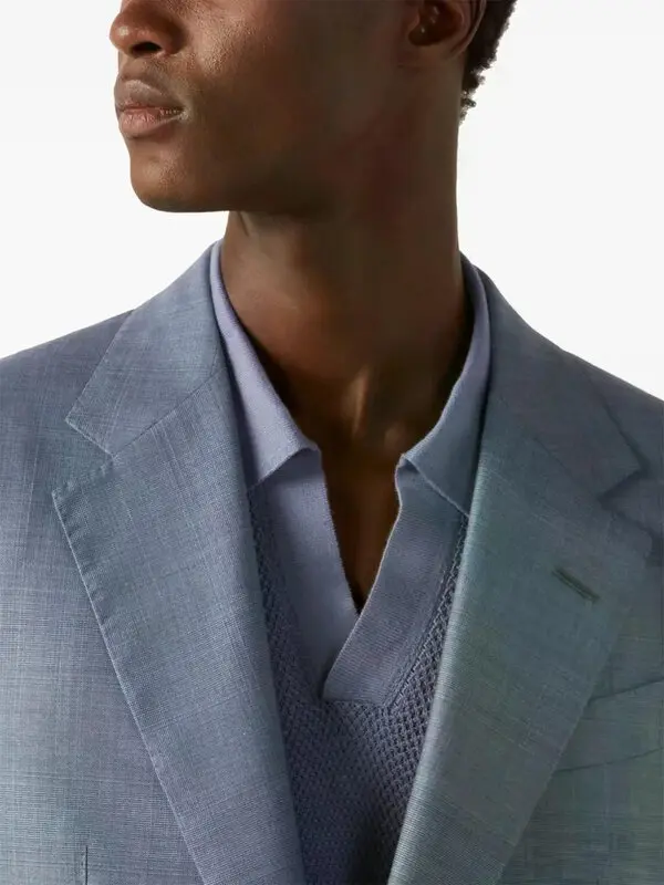 Zegna Centoventimila Wool Suit - Blue