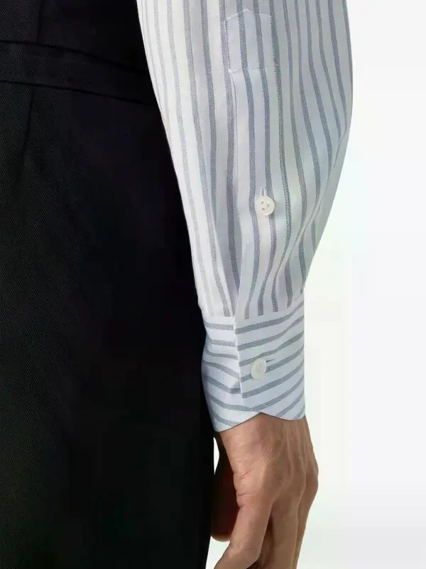 Zegna Striped Shirt - White