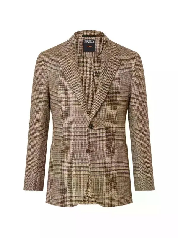 Zegna Checked-pattern Blazer