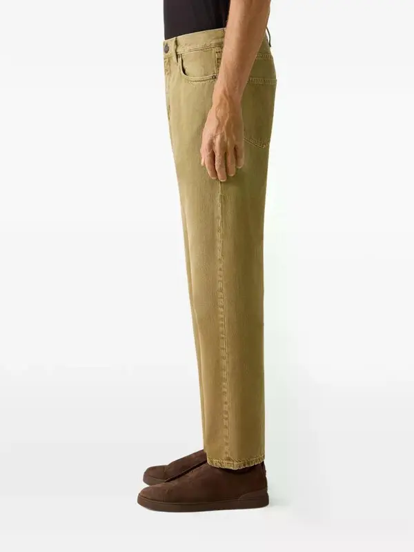 Zegna Cotton Trousers - Neutrals