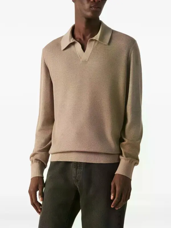 Zegna Polo-collar T-shirt
