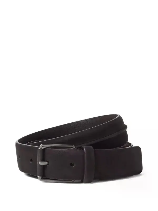 Zegna Nubuck Belt - Black