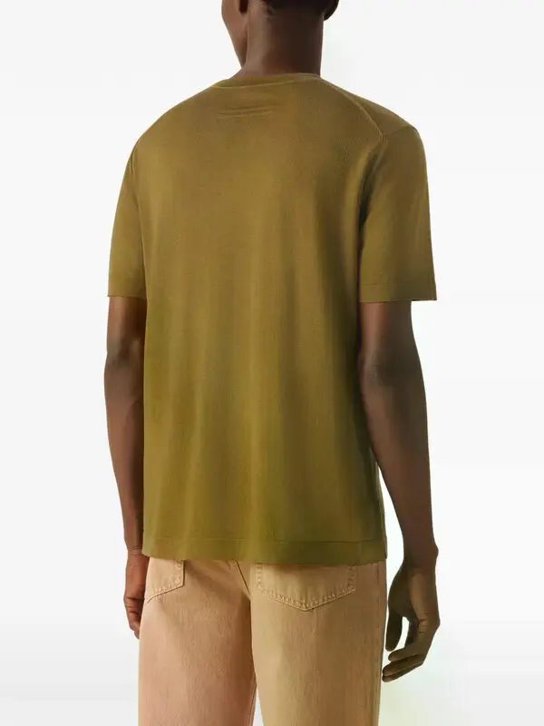 Zegna Wool T-shirt - Green
