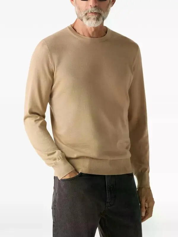 Zegna Crew-neck Sweater - Neutrals