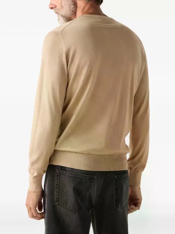 Zegna Crew-neck Sweater - Neutrals