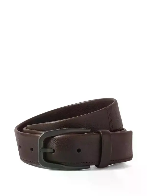 Zegna Leather Belt - Brown