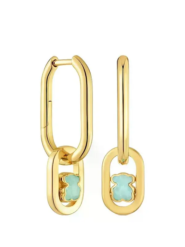 TOUS Camille Pendant Drop Earrings - Gold