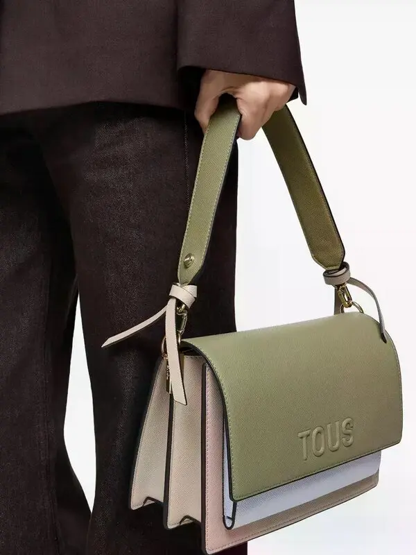 TOUS Embossed Strap Satchel