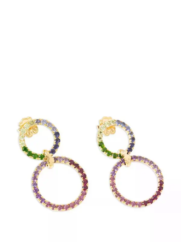 TOUS Bear-embellishment Earrings - Gold