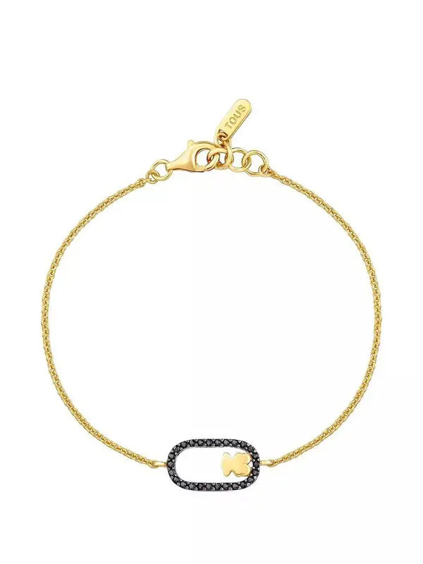 TOUS Bear Embellished Bracelet - Gold