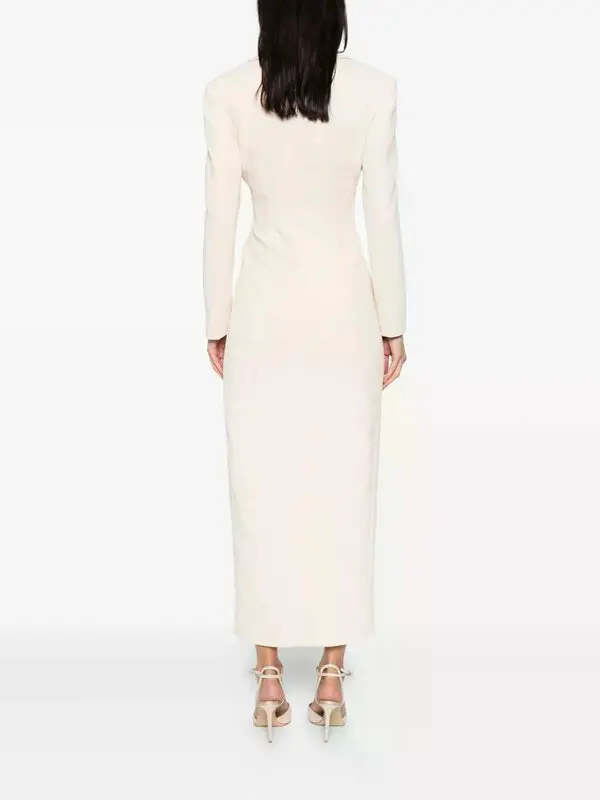 SIMONA CORSELLINI Embellished Split Dress