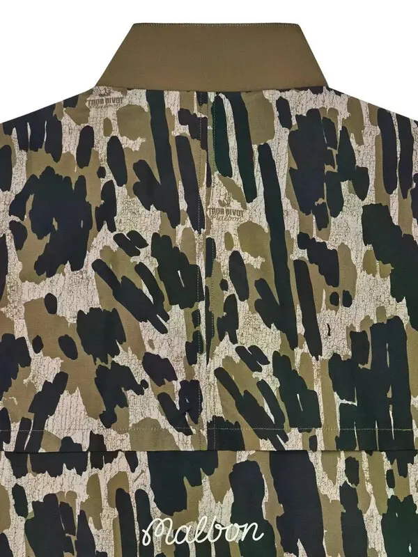 MALBON Camouflage-pattern Polo Shirt