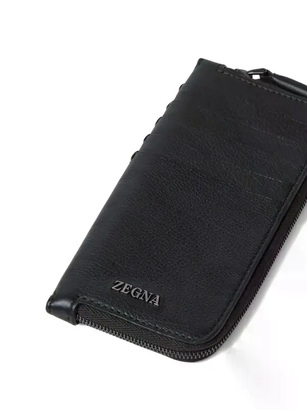 Zegna Leather Card Case