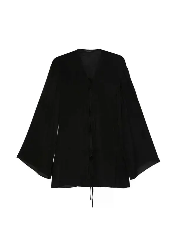 Bondi Born Tie-detail Cover-up - Black