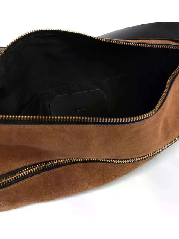 ALLSAINTS Noemie Suede Shoulder Bag - Brown
