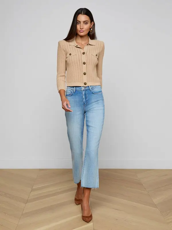 L'Agence Risa Collared Cardigan