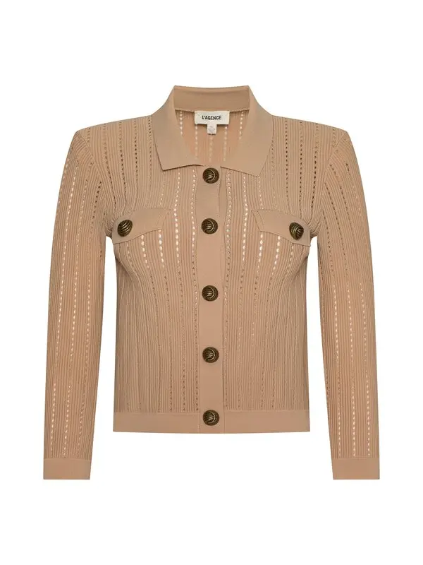 L'Agence Risa Collared Cardigan