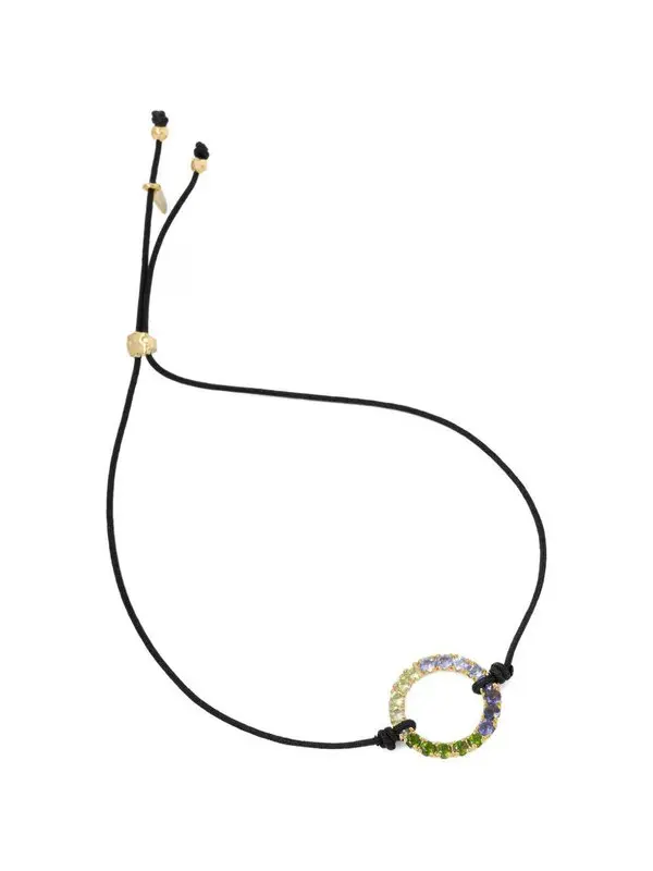 TOUS Straight Stones Circle Bracelet - Gold